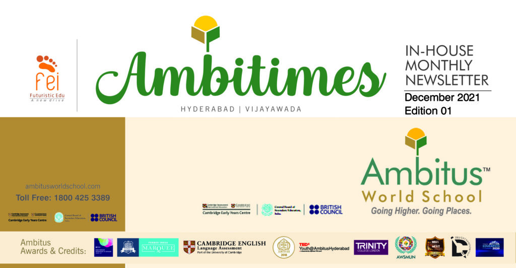 Newsletter – Ambitus World School – Hyderabad Campus